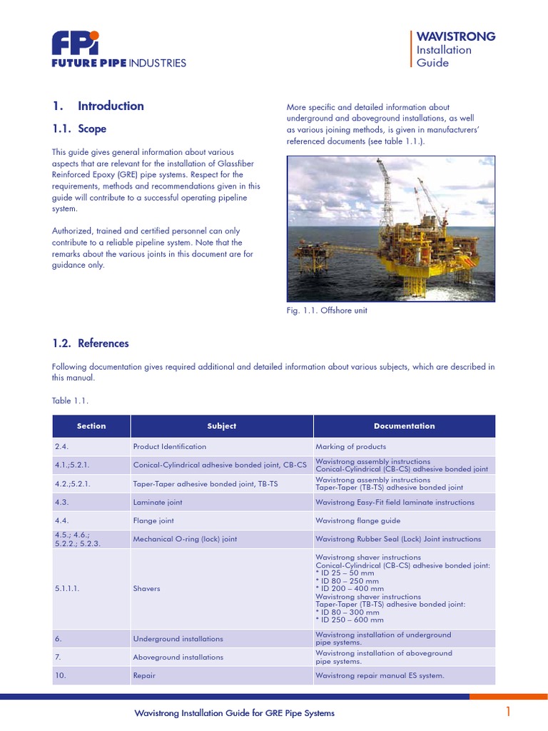 Wavistrong-Installation-Guide_Part7 | PDF | Pipe (Fluid Conveyance) | Adhesive