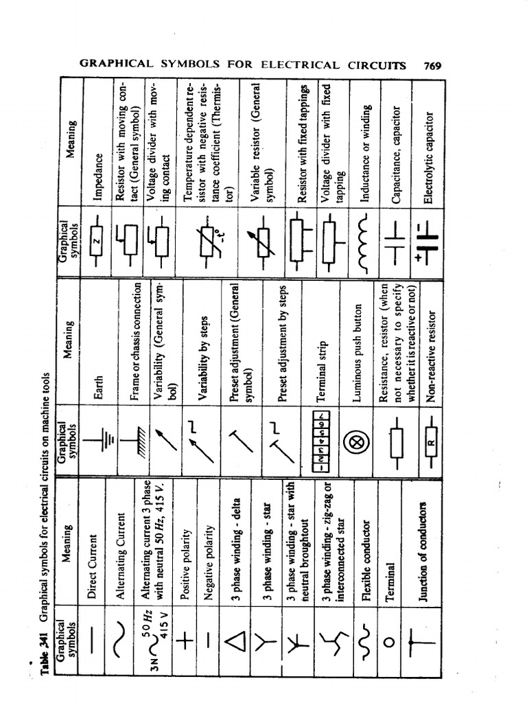 B-Graphical Symbols For Electrical Circuits | PDF
