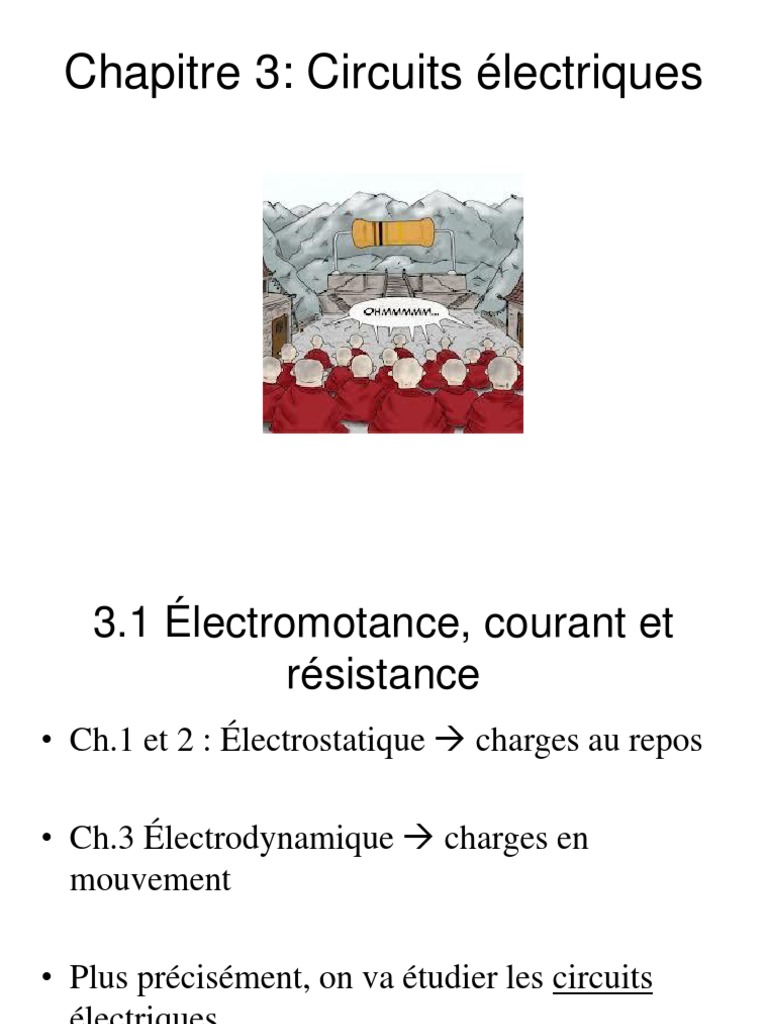 Chapitre 3: Circuits Électriques | PDF