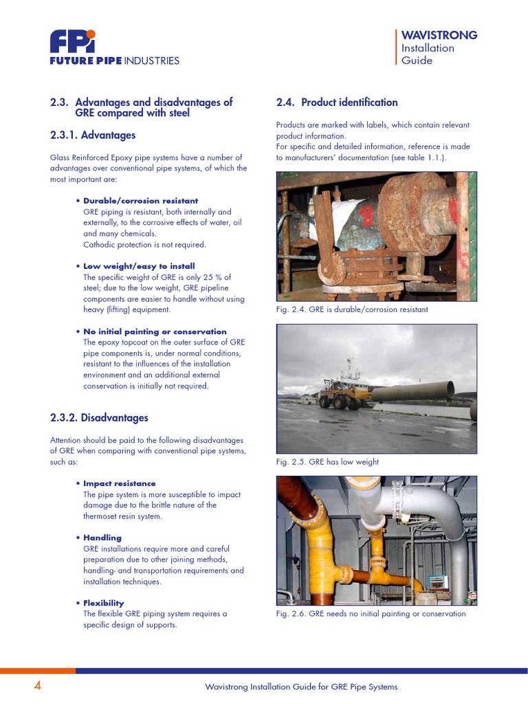 Wavistrong Installation Guide - Part10 | PDF | Corrosion | Pipe (Fluid ...