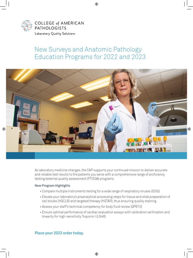 New Surveys and Anatomic Pathology Education Programs For 2022 and 2023 ...