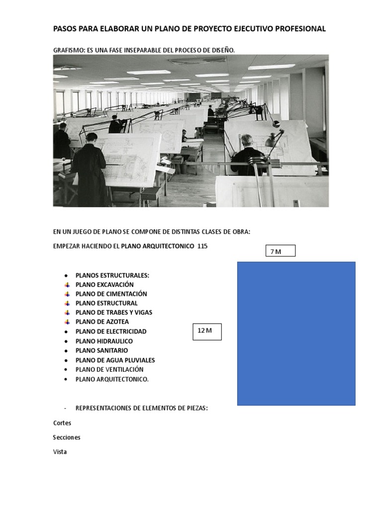 Pasos Para Realizar Un Plano General Pdf