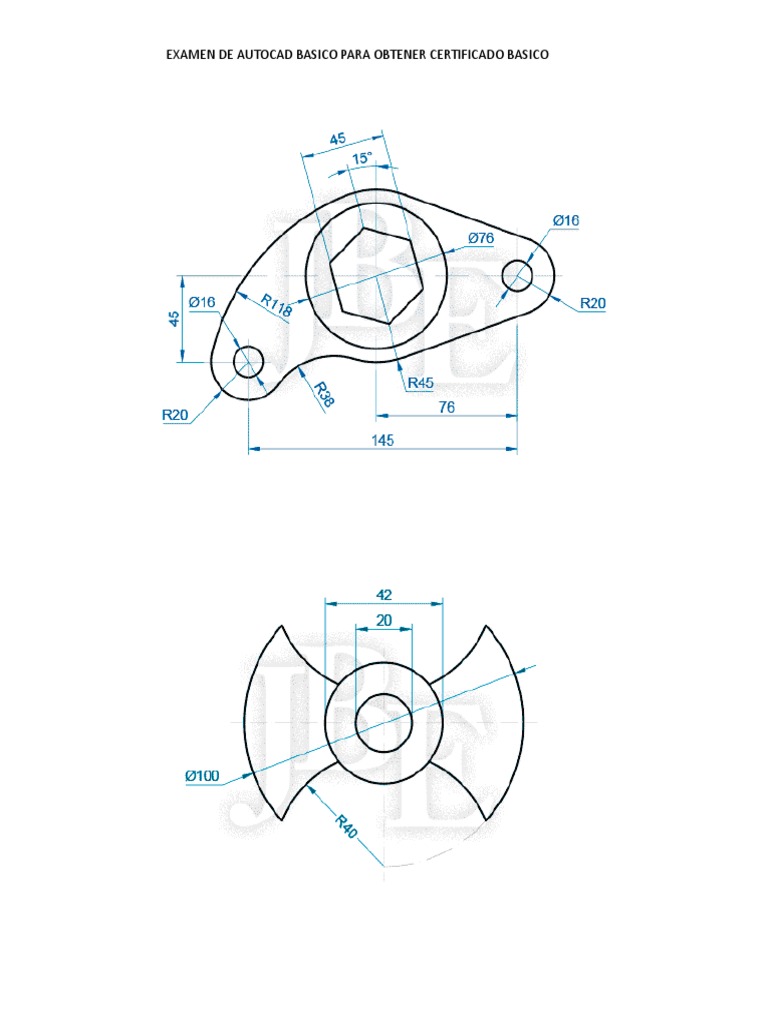 Examen de Autocad Basico | PDF