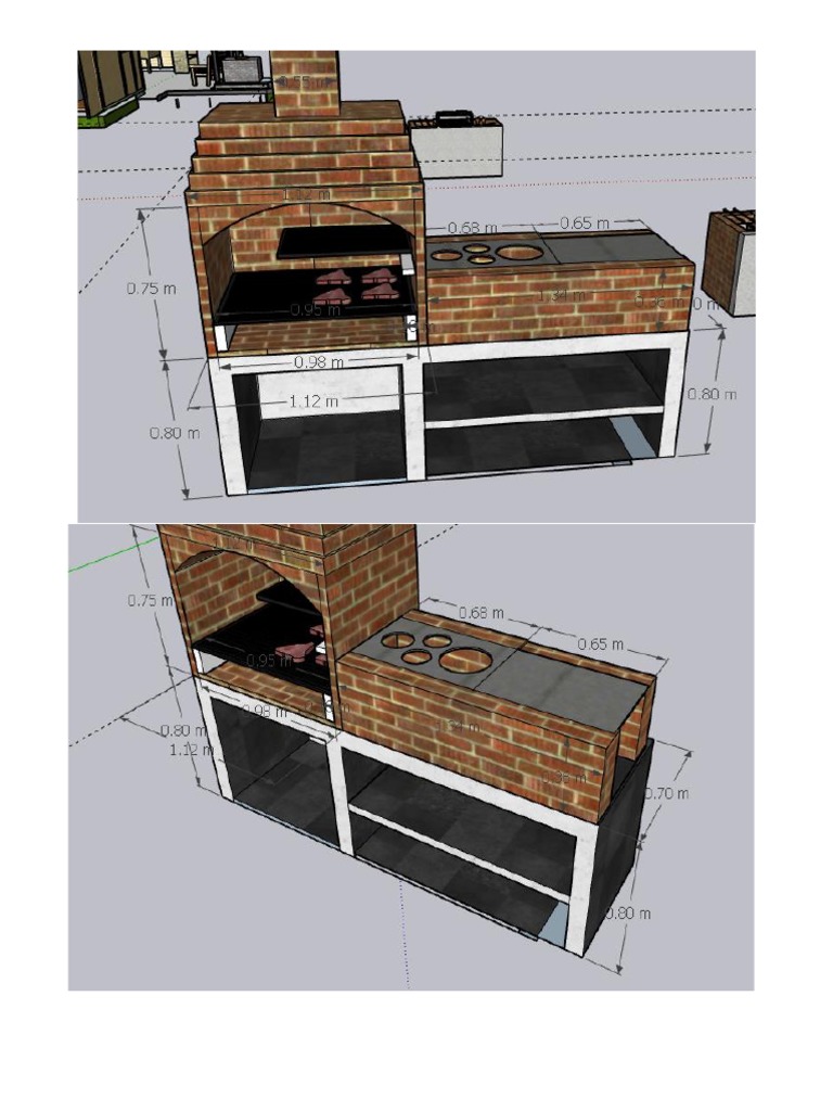 Medidas Del Fogon y de Las Estructuras | PDF