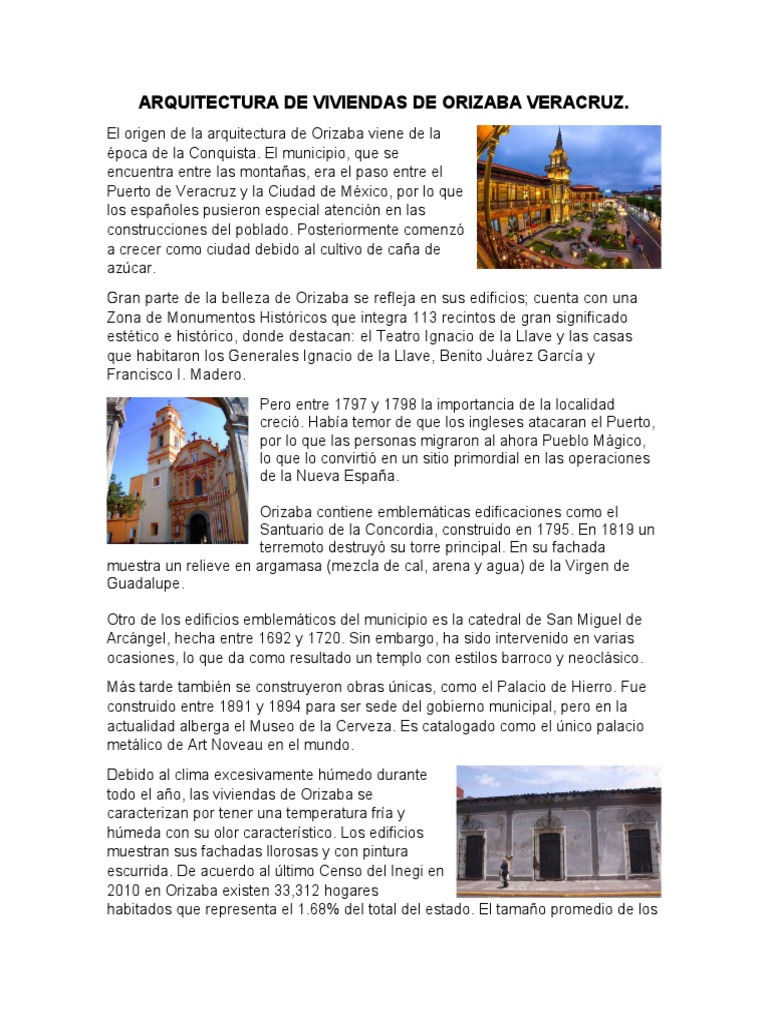 Arquitectura Histórica de Orizaba | PDF | Arte