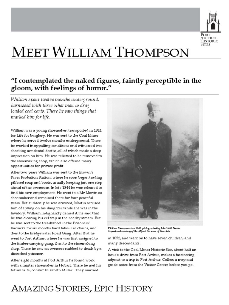 Life of William Thompson, Shoemaker | PDF