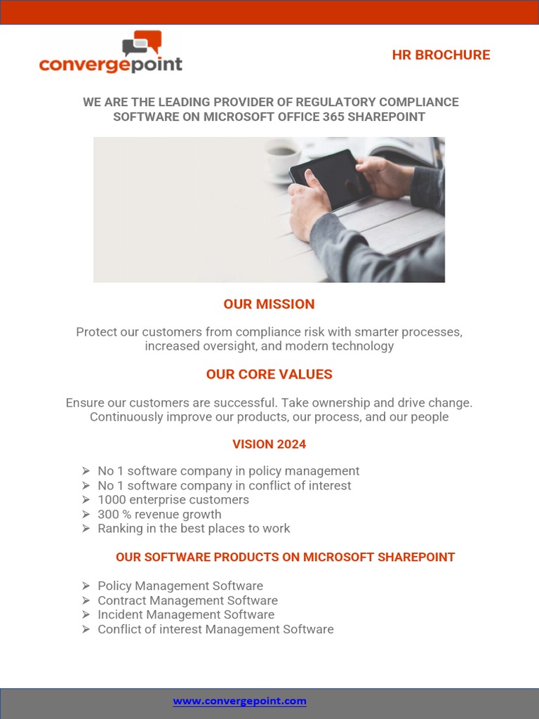 ConvergePoint HR Brochure Overview | PDF