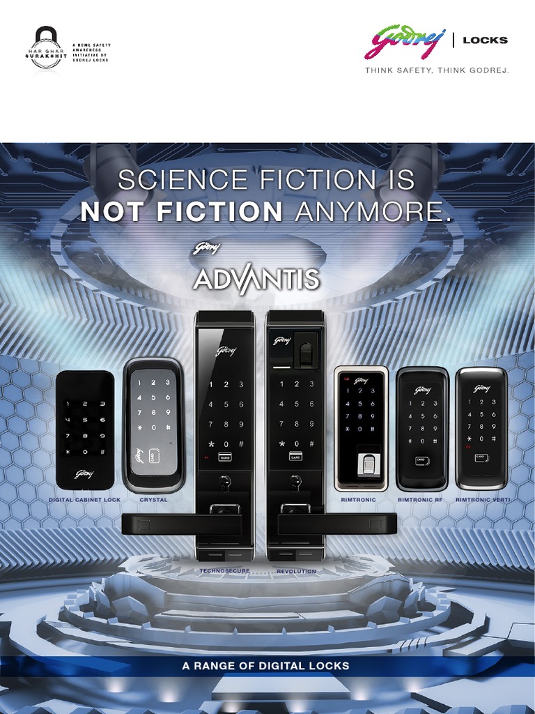 Godrej Advantis Digital Lock Features | PDF | Security Technology ...