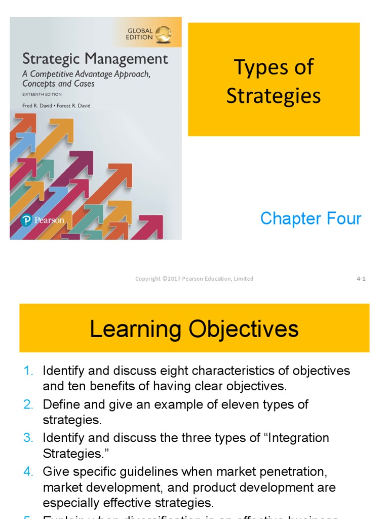 Types of Strategies: Chapter Four | PDF | Economies | Business
