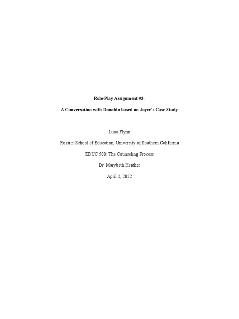 Role-Play 3 - Transcript and Analysis | PDF | Sleep | Mindfulness