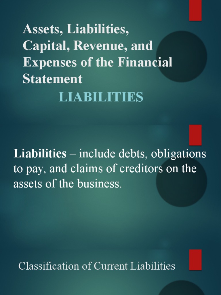 Classification of Business Liabilities | PDF | Finance & Money Management