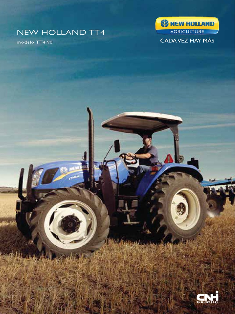 Tractor New Holland TT4.90 Folleto Digital | PDF | Bomba | Tracción en ...