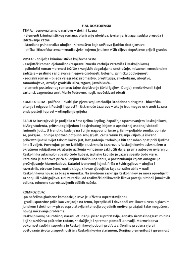 Zlocin I Kazna | PDF