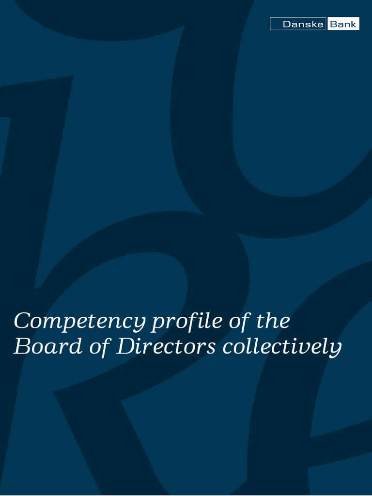 Board of Directors Competency Profile | PDF