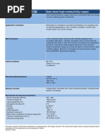 Ampcoloy 83: Technical Data Sheet | PDF | Electrical Resistivity And ...