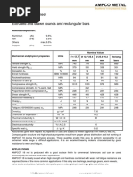 Ampco 18: Technical Data Sheet | PDF | Strength Of Materials | Alloy