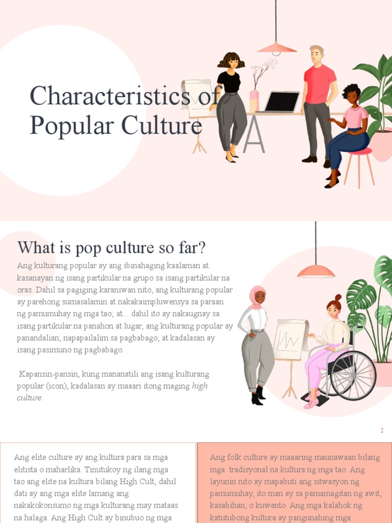 3 Characteristics of Popular Culture | PDF