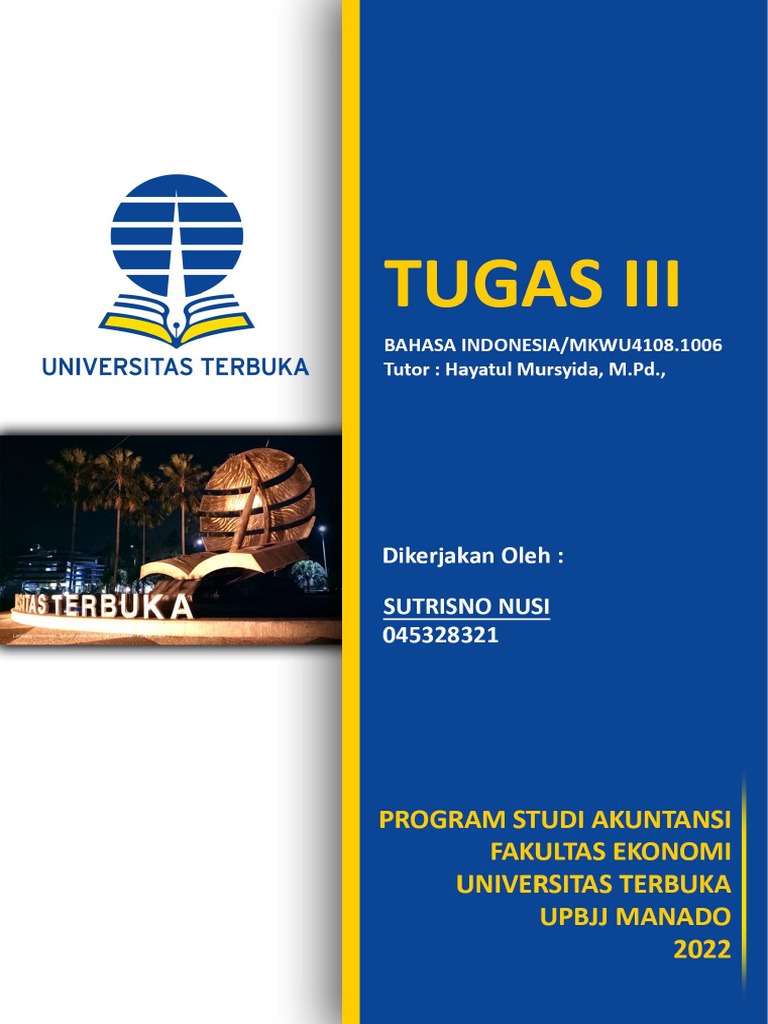 Tugas 3 Bahasa Indonesia | PDF