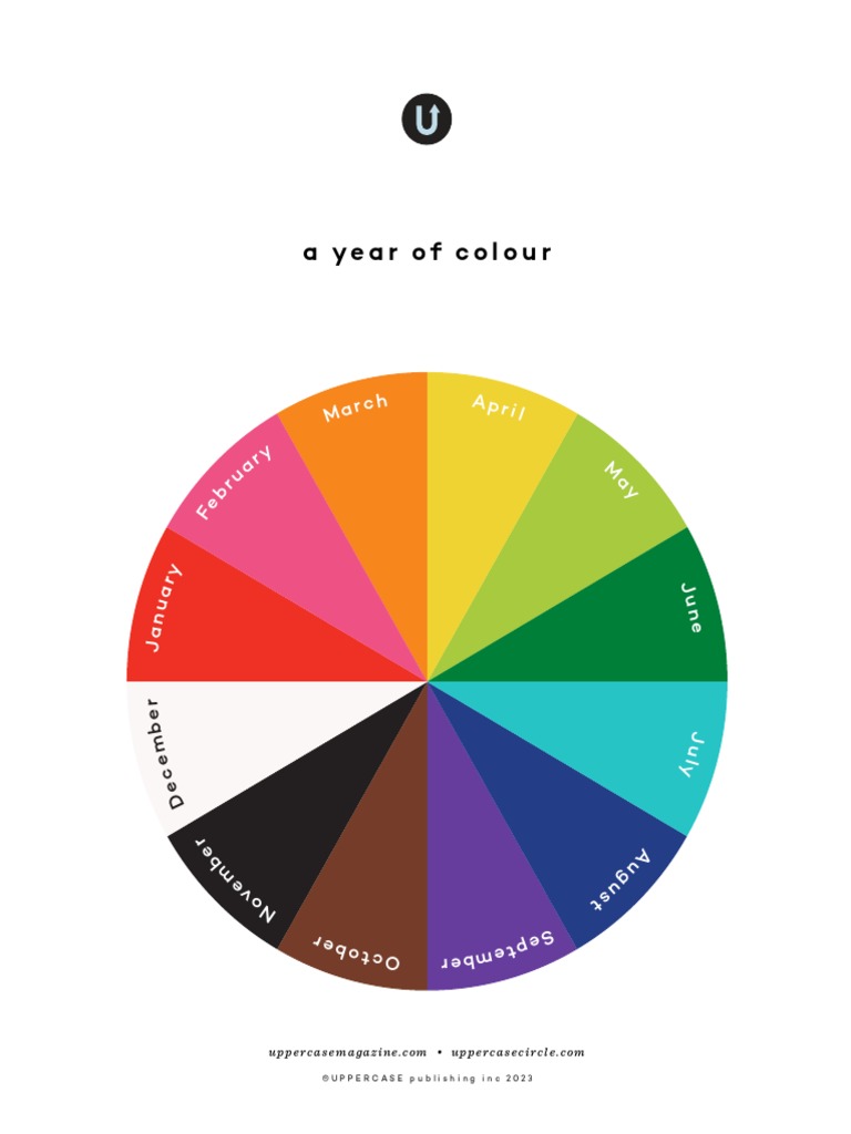 UPPERCASE Year of Colour 2023 Cards | PDF