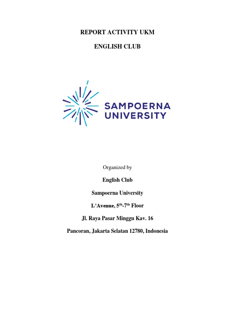 Report Activity Ukm Sec | PDF