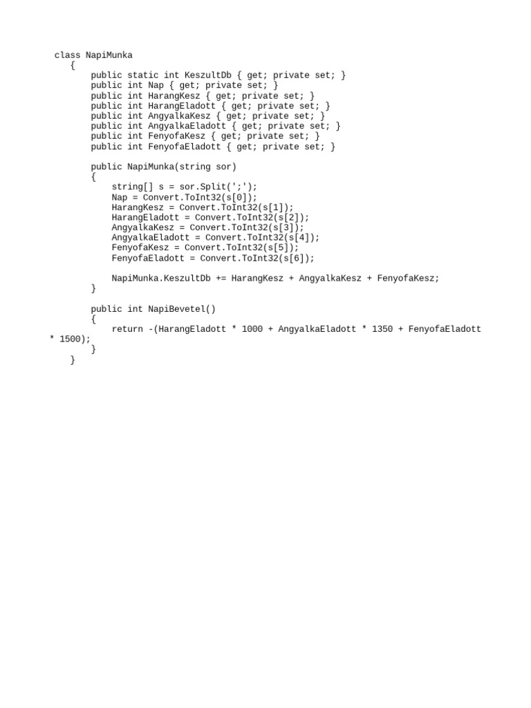 Csharp | PDF Csharp | PDF