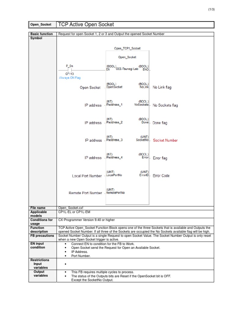 TCP Active Open Socket | PDF | Network Socket | Port (Computer Networking)