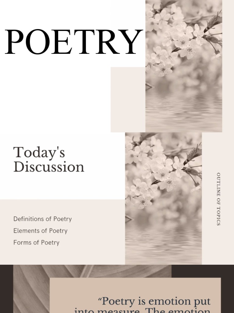 Poetry | PDF | Poetry