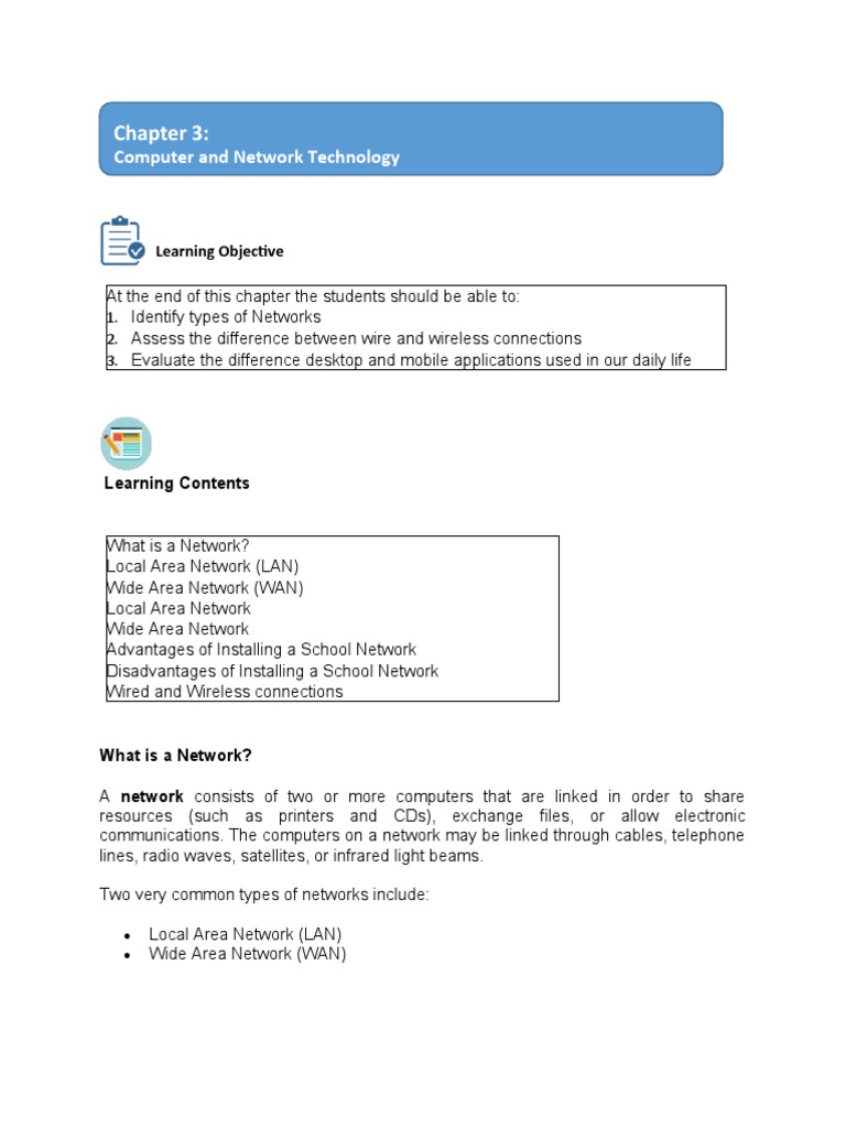 Chapter 3 Network Computers | PDF | Network Topology | Computer Network
