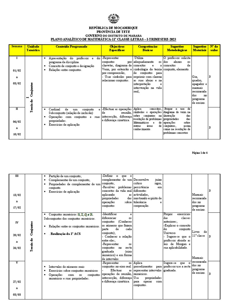 Matematica 11 Classe Letras | PDF | Conjunto (Matemática) | Lógica ...