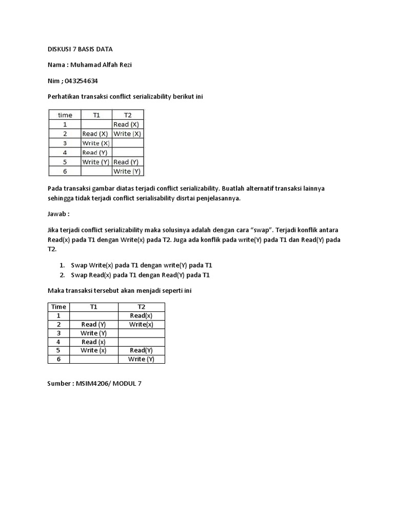 Diskusi 7 Basis Data | PDF