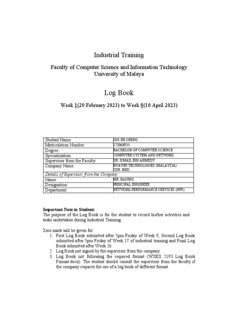 Ooi Jin Sheng - Week 2 - Logbook | PDF | Cognitive Science | Cognition