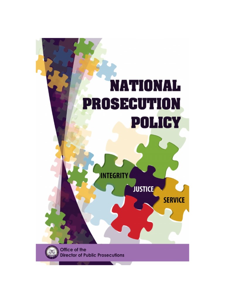 National Prosecution Policy | PDF National Prosecution Policy | PDF