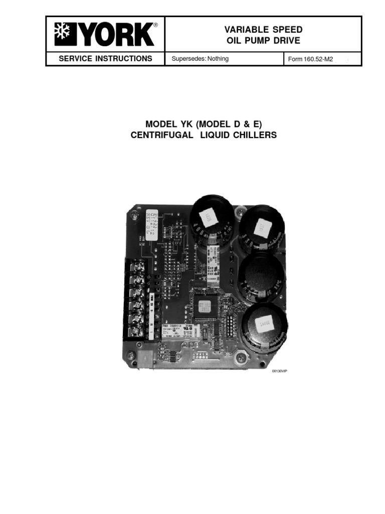 Model_Yk_(Model_D_&_E)_Centrifugal_Liquid_Chillers_copy | PDF ...