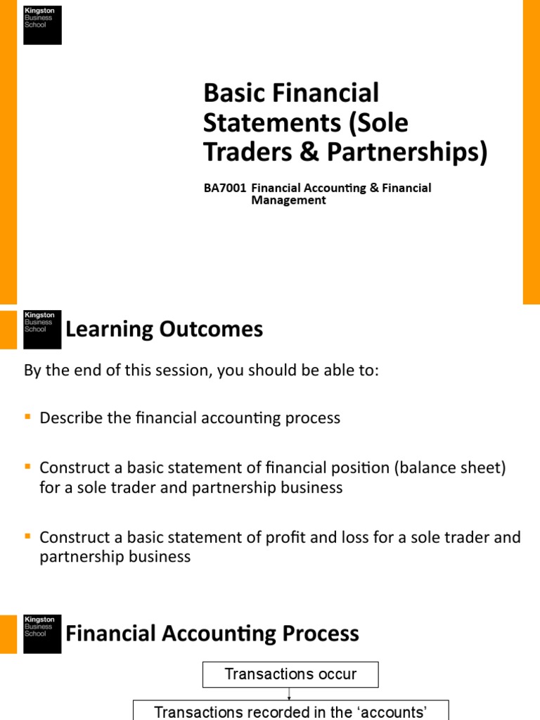 L2 Basic Financial Statements | PDF | Balance Sheet | Income Statement