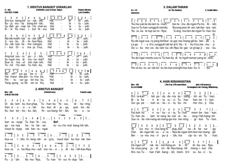 Lagu 12 APR 2020 PASKAH | PDF