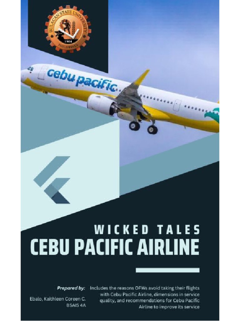 Reasons Why Ofw Avoid Taking Their Flights Using Cebu Pacific Airline
