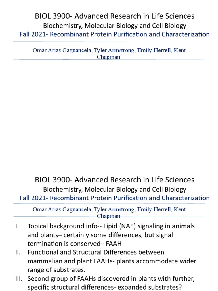 Intro BIOL 3900 KDC | PDF | Molecular Biophysics | Biochemistry