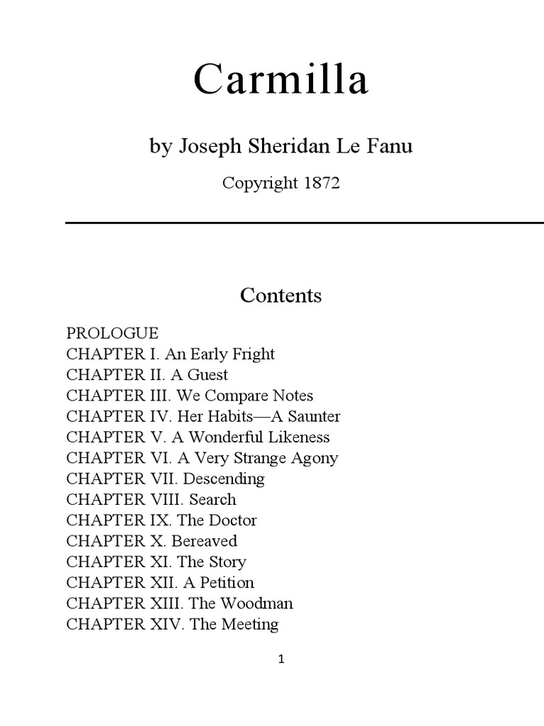 Carmilla: by Joseph Sheridan Le Fanu | PDF | Horse Gait