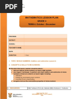 MATHS GRADE 7 TERM 2 Lesson Plans | PDF | Learning | Lesson Plan