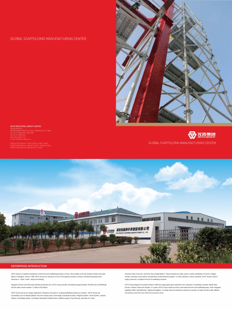 ADTO Group: A Leading Manufacturer of Formwork and Scaffolding Products ...