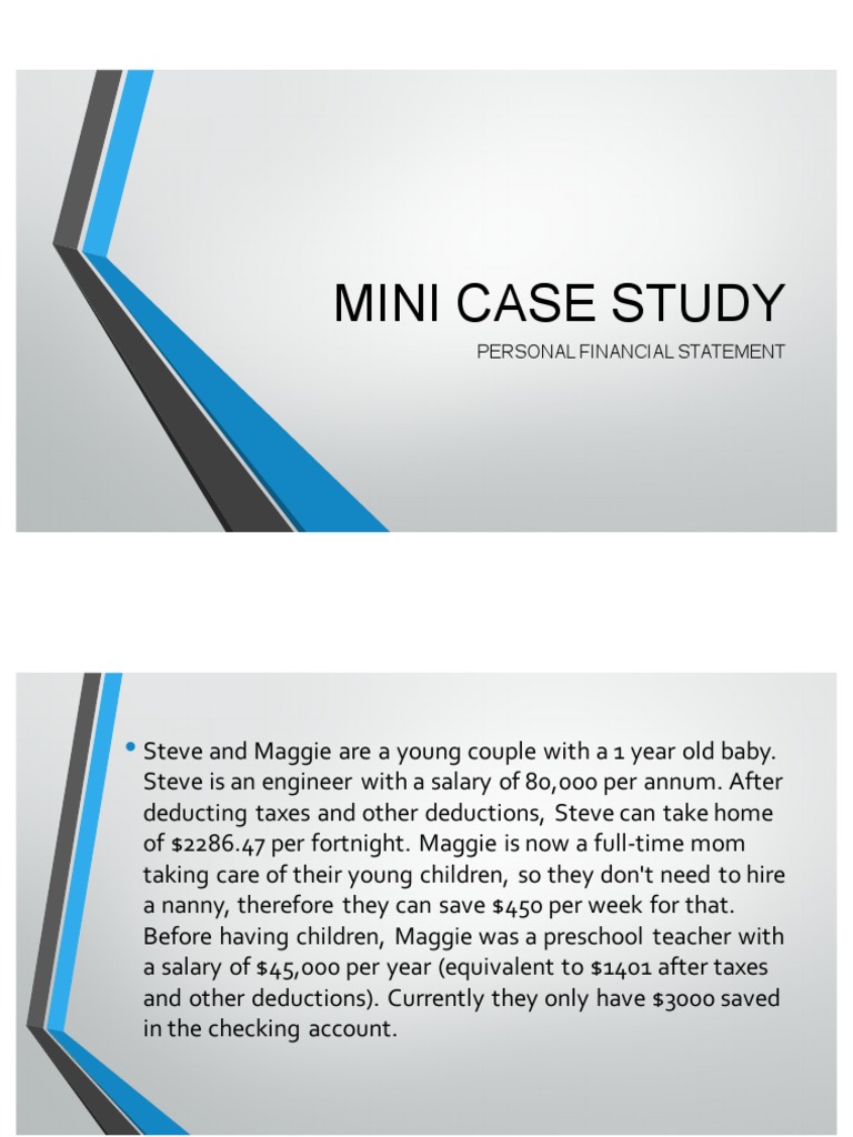 Case Study 3 - Steve and Maggie | PDF | Debt | Interest