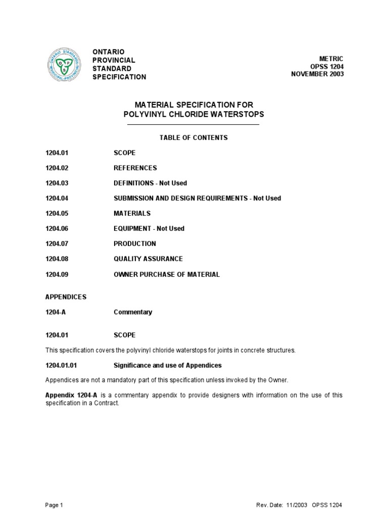 OPS Materials Specifications For Joints | PDF | Young's Modulus | Beam ...