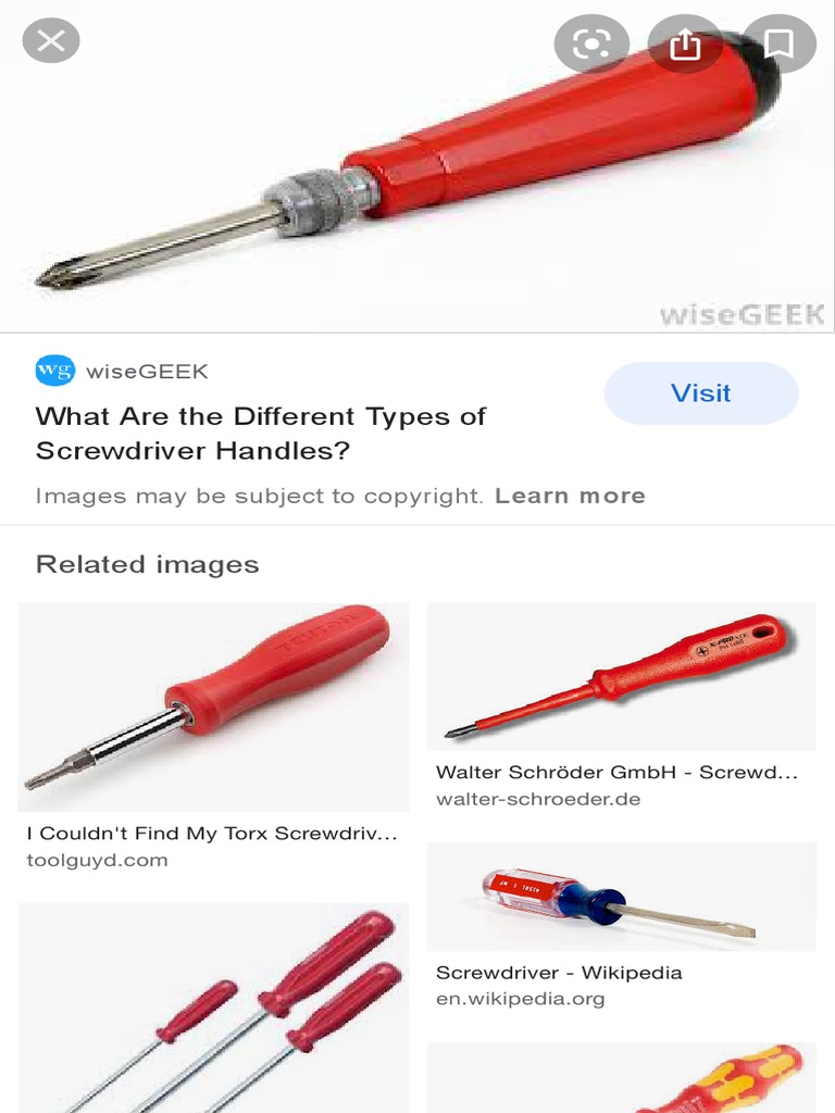 Screw Driver Plus Type - Google Search | PDF