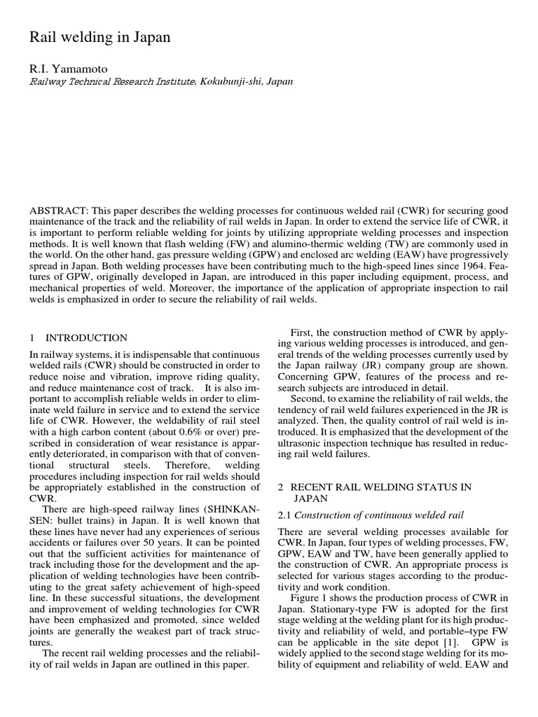 Welding Japan | PDF | Construction | Welding
