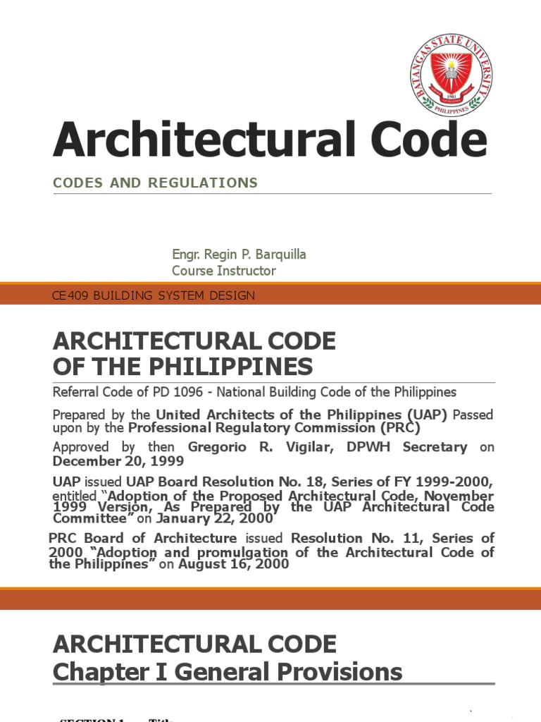 Architectural Code | PDF | Government | Justice