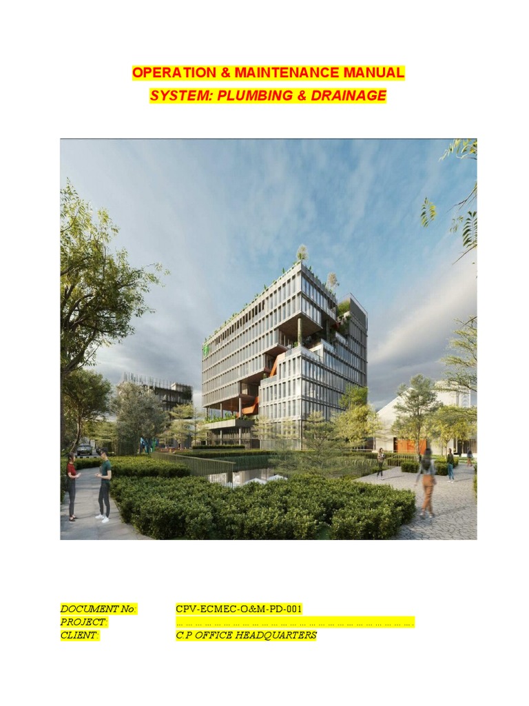 O&M - Plumbing & Drainage System (English) | Download Free PDF | Water Purification | Membrane