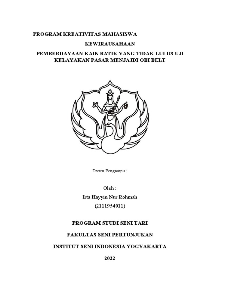 PKMK Irta Hayyin Kwu | PDF