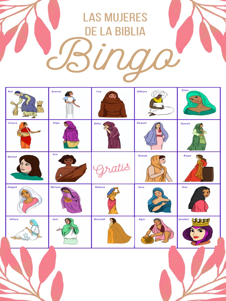 Las Mujeres de La Biblia Bingo Muestra | PDF