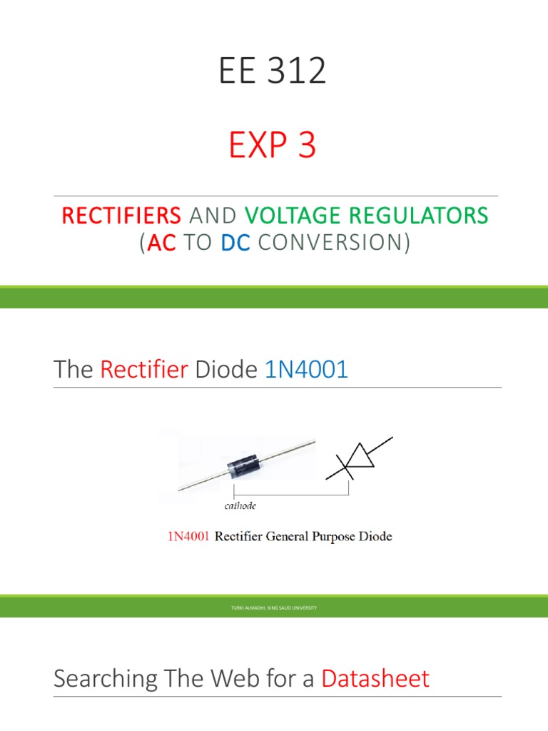 AC to DC Conversion: Rectifiers & Regulators | PDF