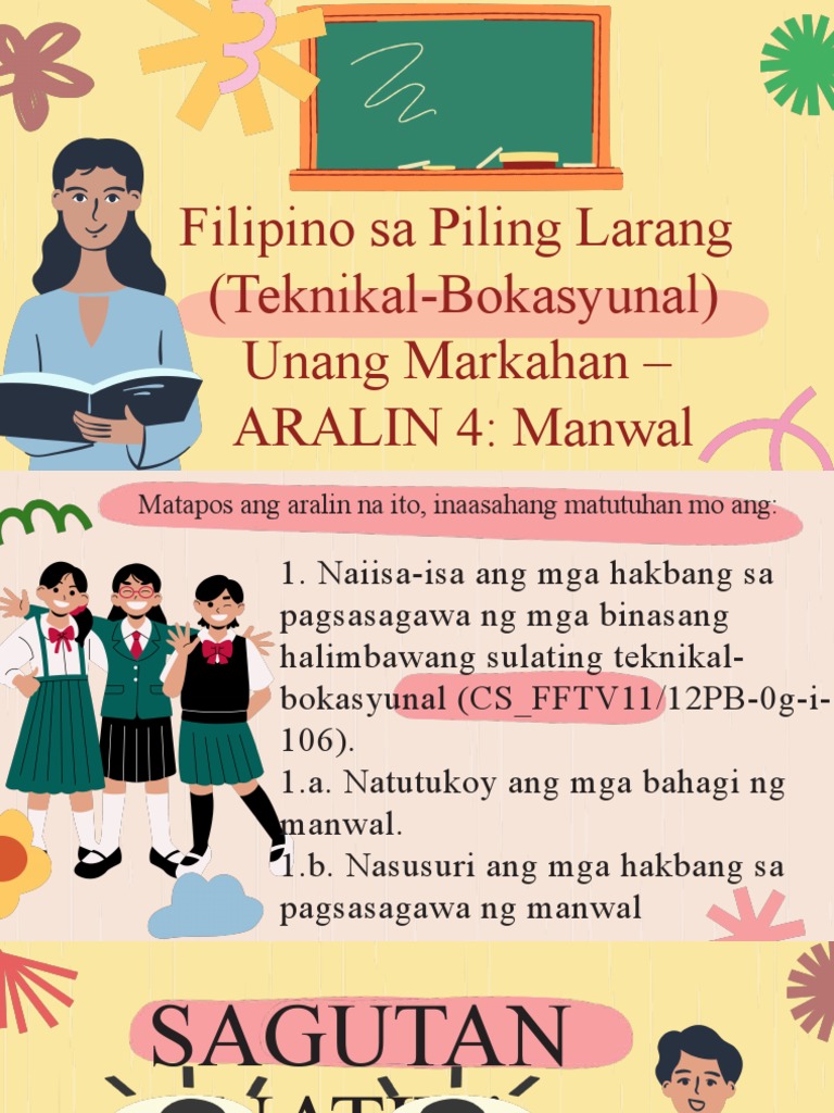 LESSON 4 - Manwal | PDF